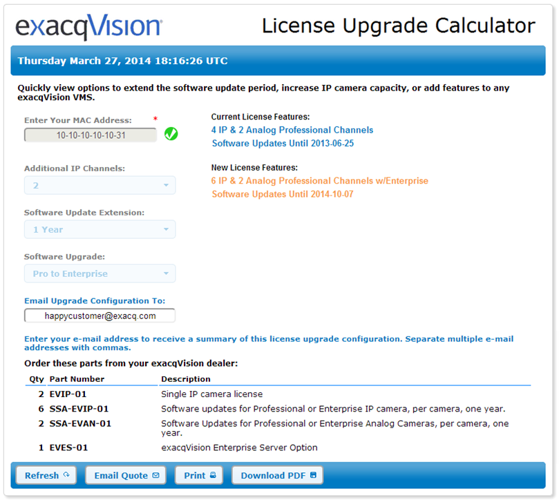 exacqVision Features and Upgrades