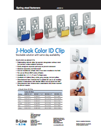 Why B-Line by Eaton Colored J-Hooks?