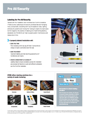 Methods of Wire & Cable Identification – With Dymo