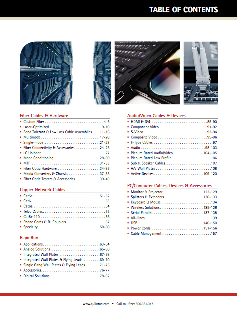 The Quiktron Complete Fiber Solutions Guide