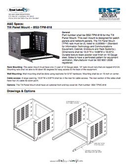 Great Lakes Case & Cabinet: Wall Mount Boxes, Racks And Panel Mounts ...