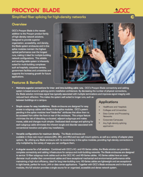 OCC Presents The Procyon ® Blade