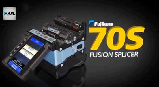 Work faster with AFL's fully ruggedized Fujikura 70S Fusion Splicer