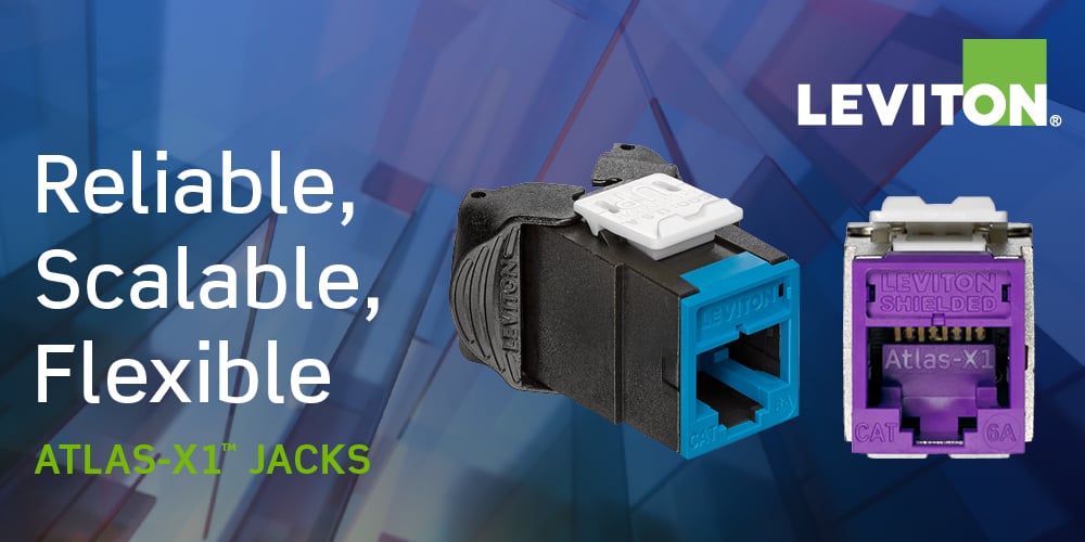 How Leviton's ATLAS-X1 Copper Jacks Support Your Network Needs
