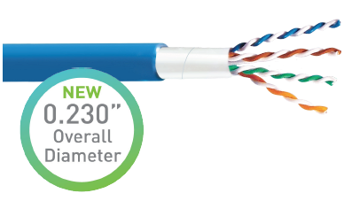 GenSPEED® 10 MTP™ Small Diameter Category 6A Cable