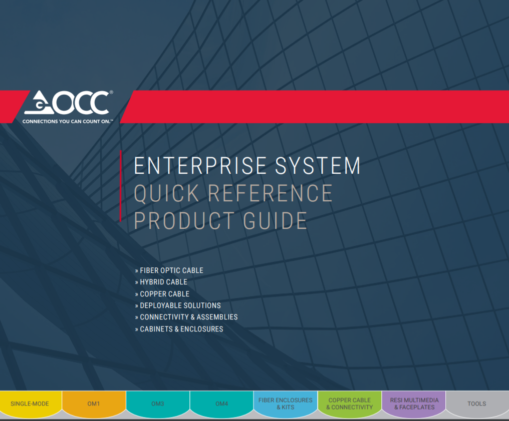 OCC Releases Enterprise System Quick Reference Product Guide