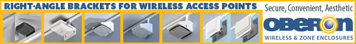 Oberon Expands Line of Right-Angle Brackets for WAPs