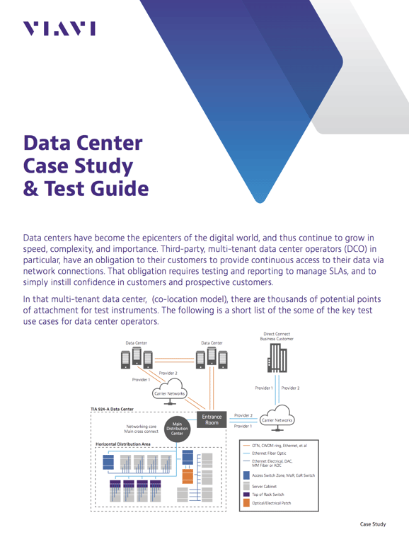 Your Guide to Data Center Testing and Certification from VIAVI