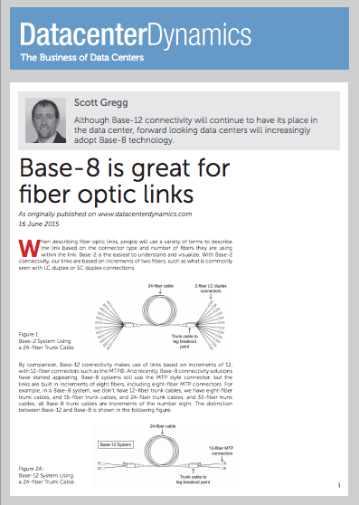 Corning on Base-8 for Fiber Optic Links