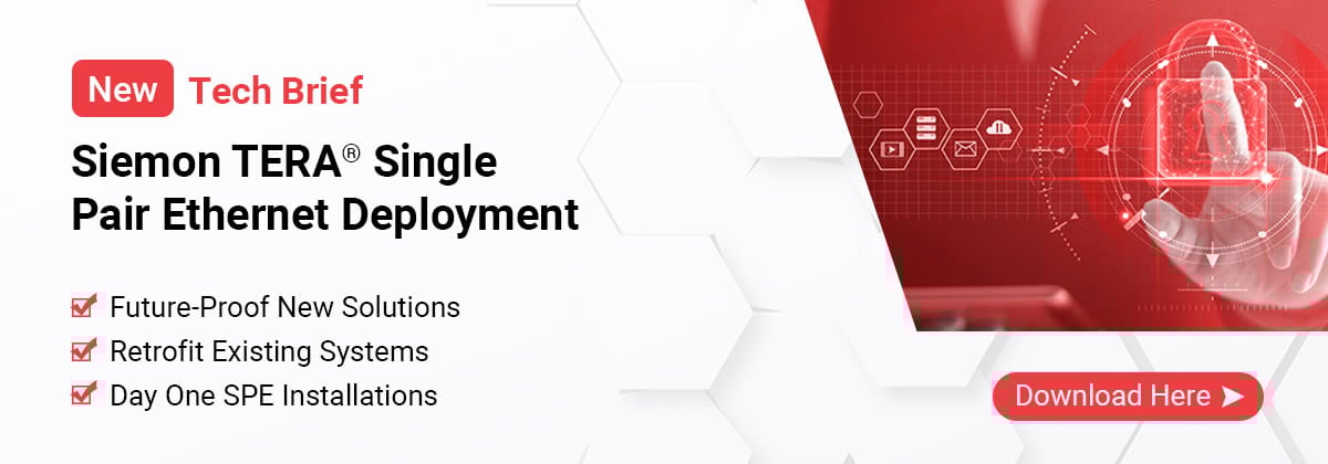 Siemon Verifies TERA Transmission Compliance for 400m Single-Pair ...
