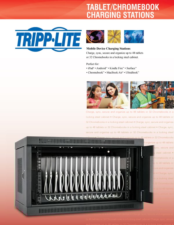 Tripp Lite Tablet and Chromebook Charging Stations