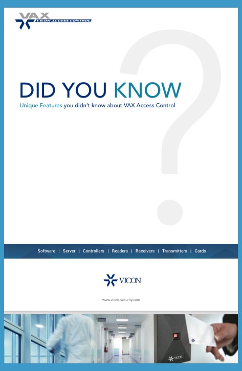 Did You Know? The Unique Features of Vicon Access Control