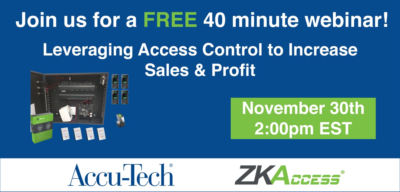 ZKAccess: Leveraging Access Control to Increase Sales & Profits Webinar