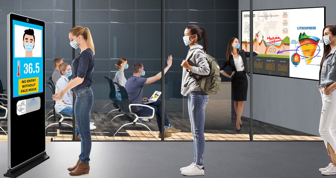 Digital Signage for Health Protocol Communications