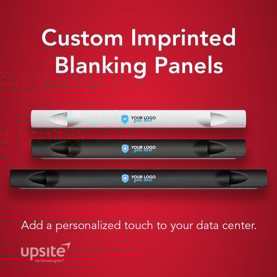 HotLok® Custom Imprinted Blanking Panels from Upsite Technologies®